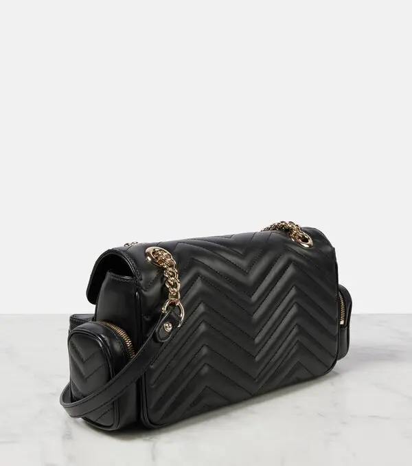 Gucci Gg Marmont Small Leather Shoulder Bag