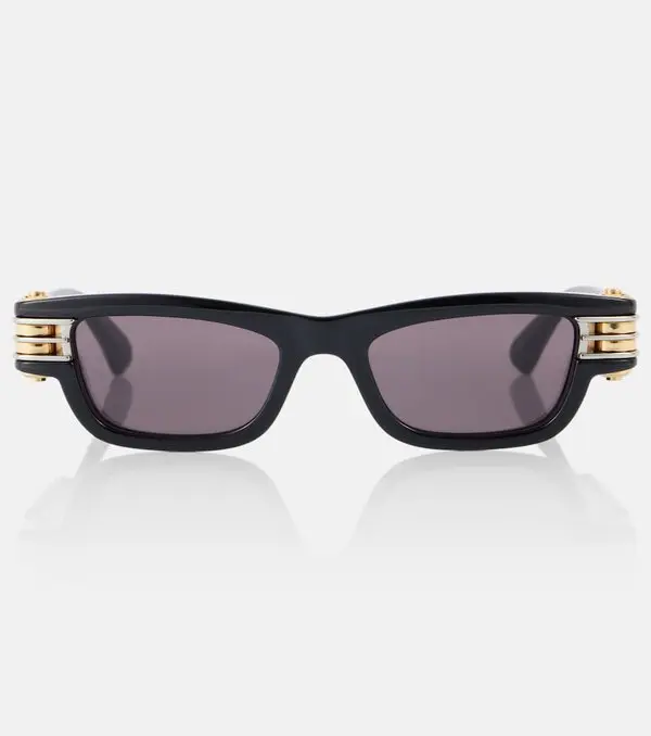 Bottega Veneta Square Sunglasses - Black