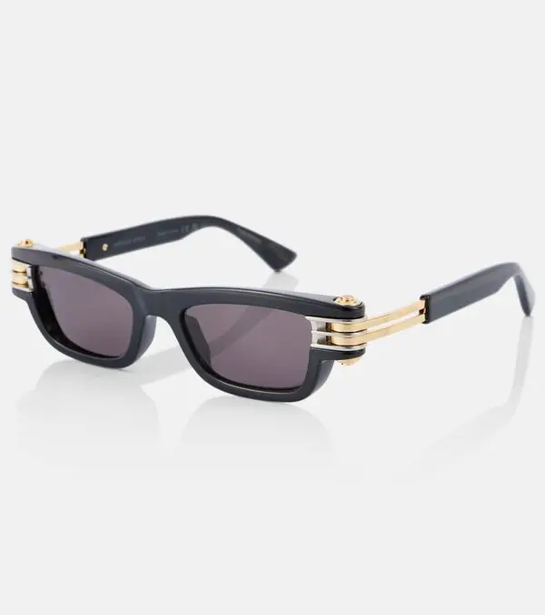 Bottega Veneta Square Sunglasses - Black