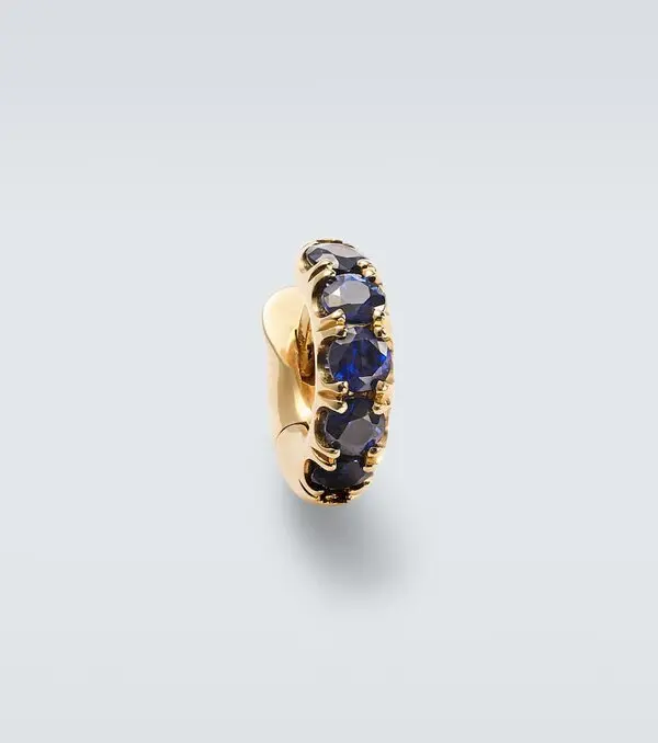 SPINELLI KILCOLLIN Macro Mini 18kt Single Earring With Sapphires - Gold