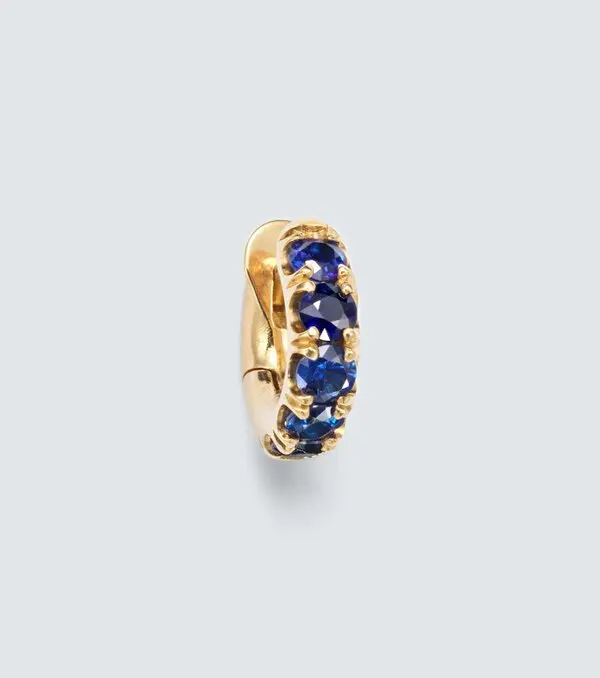 SPINELLI KILCOLLIN Macro Mini 18kt Single Earring With Sapphires - Gold