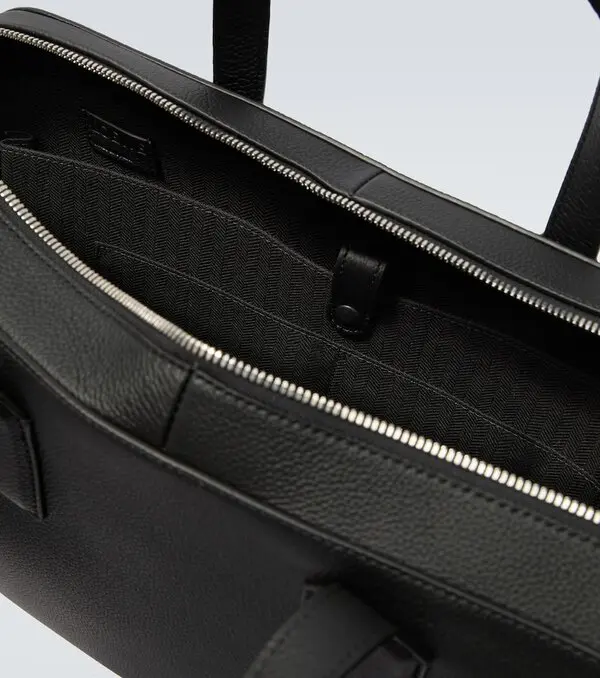 Loewe Goya Leather Briefcase