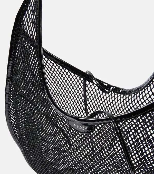 Alaïa Xl Fishnet Shoulder Bag