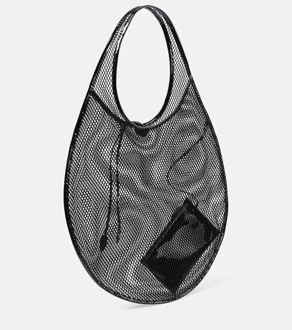Alaïa Xl Fishnet Shoulder Bag