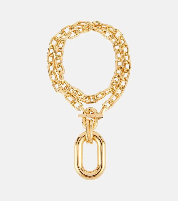 Rabanne Xl Link Pendant Necklace - Gold