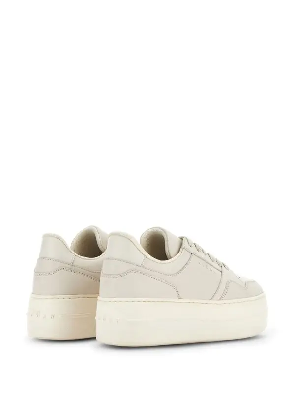 Hogan H670 Flatform Leather Sneakers - Neutrals