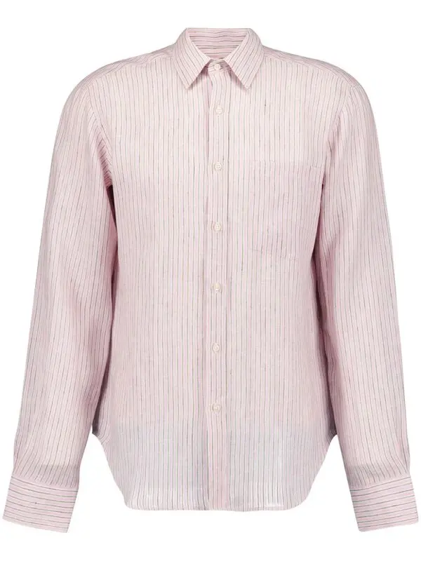 120% Lino Striped Linen Shirt