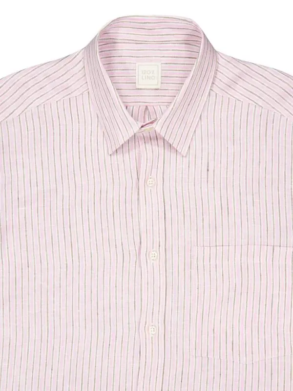 120% Lino Striped Linen Shirt