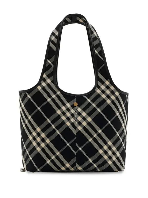 Burberry Nova Check Cotton Tote Bag