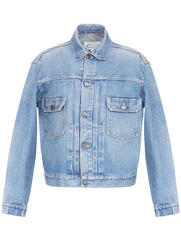 MAISON MARGIELA Four-stitch Denim Jacket - Blue