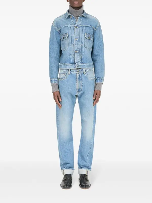 MAISON MARGIELA Four-stitch Denim Jacket - Blue