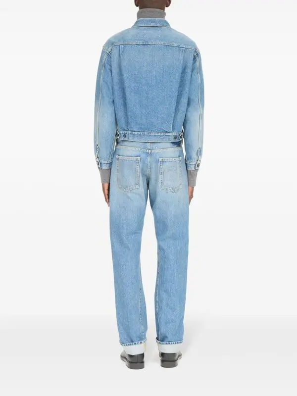 MAISON MARGIELA Four-stitch Denim Jacket - Blue