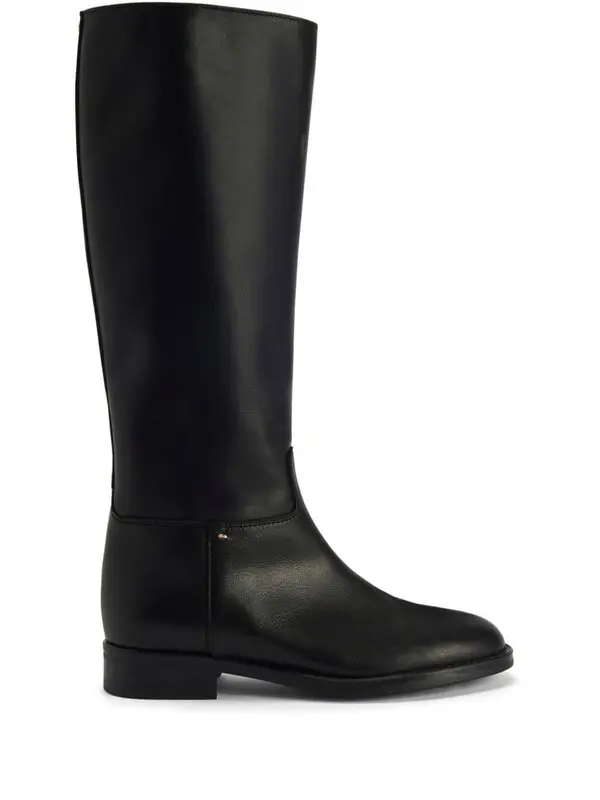GIUSEPPE ZANOTTI Nourine Leather Mid-calf Boots
