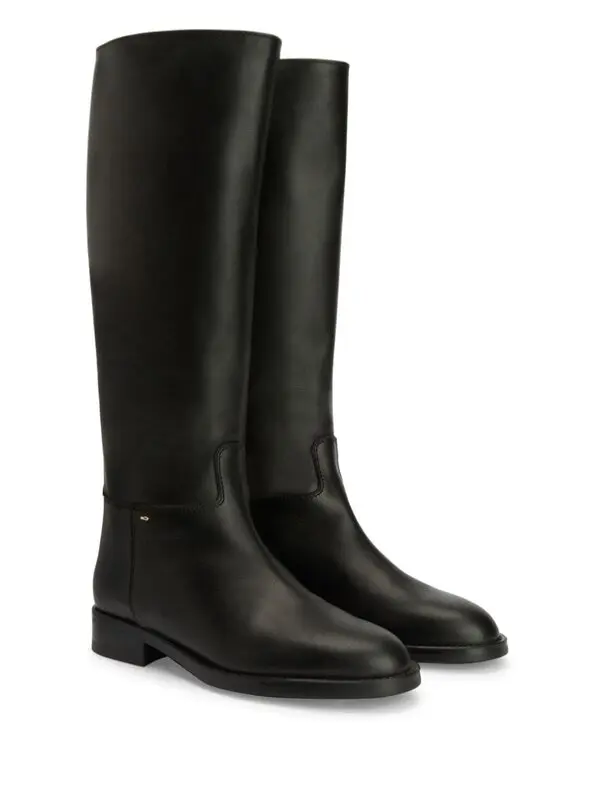 GIUSEPPE ZANOTTI Nourine Leather Mid-calf Boots