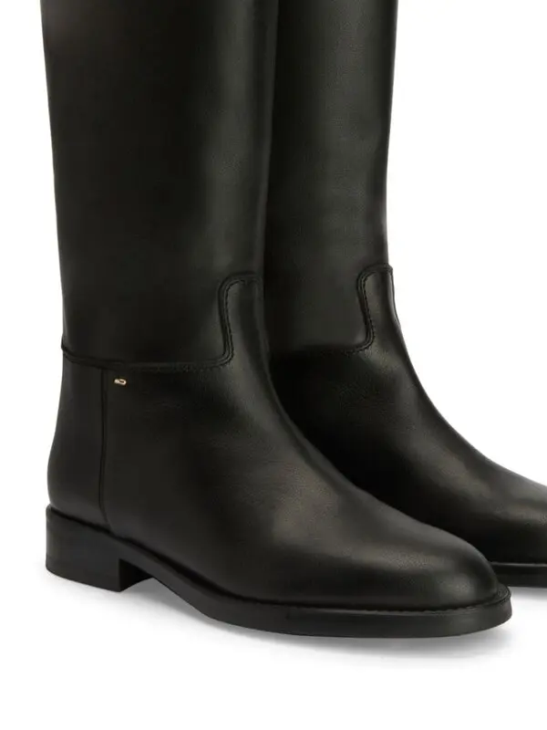 GIUSEPPE ZANOTTI Nourine Leather Mid-calf Boots