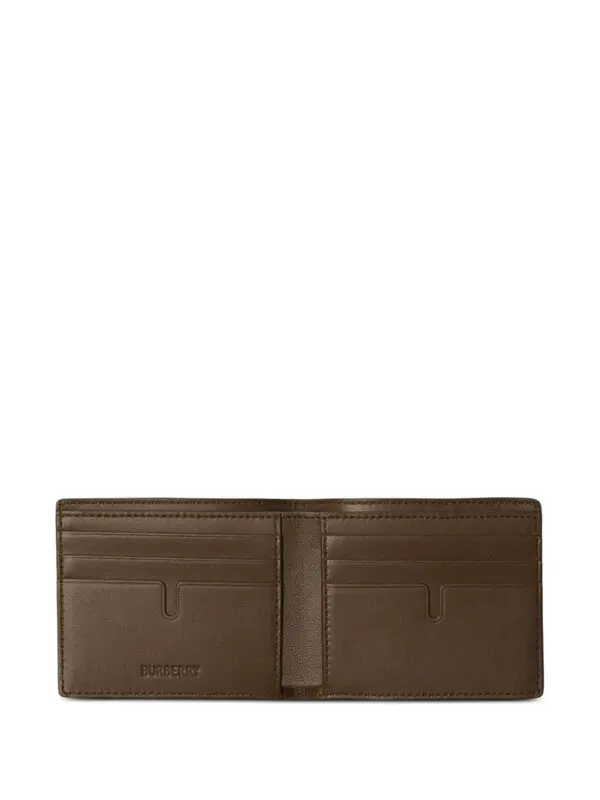 Burberry Check Slim Bifold Wallet - Brown