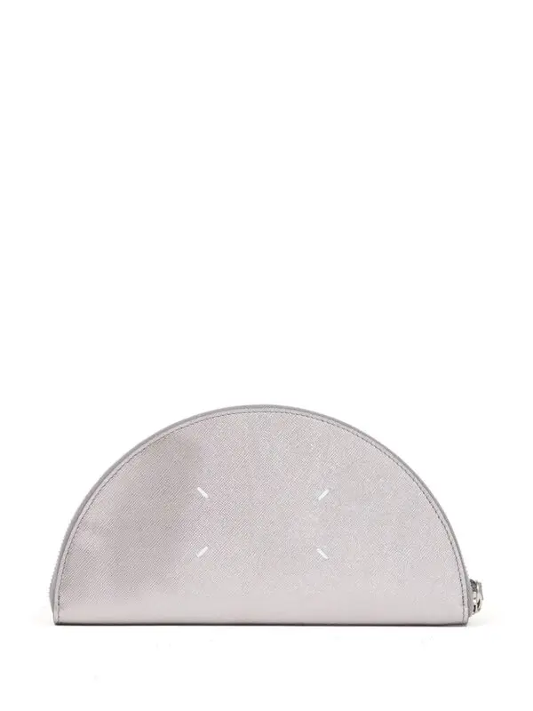 MAISON MARGIELA Calf-leather Clutch - Silver