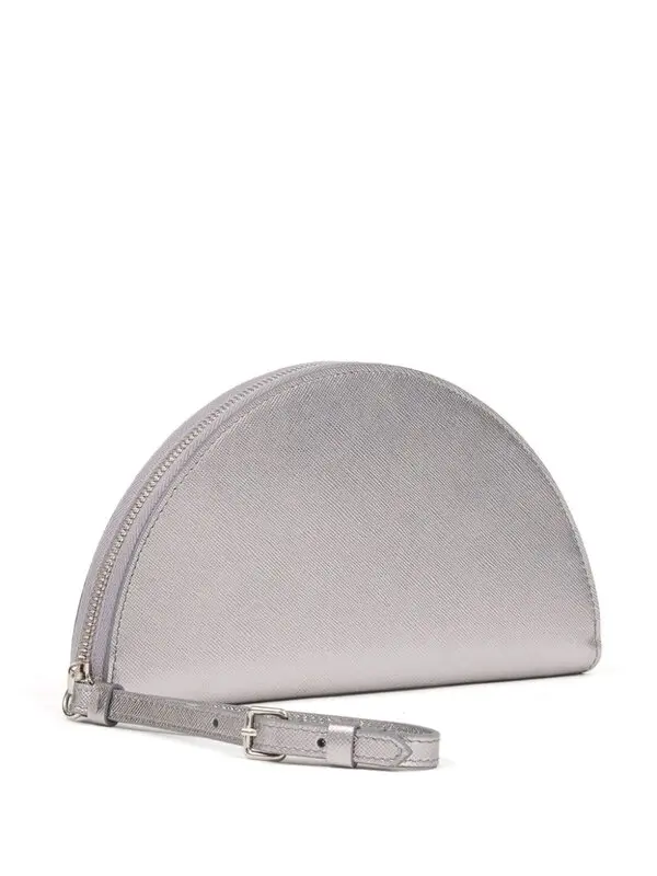MAISON MARGIELA Calf-leather Clutch - Silver