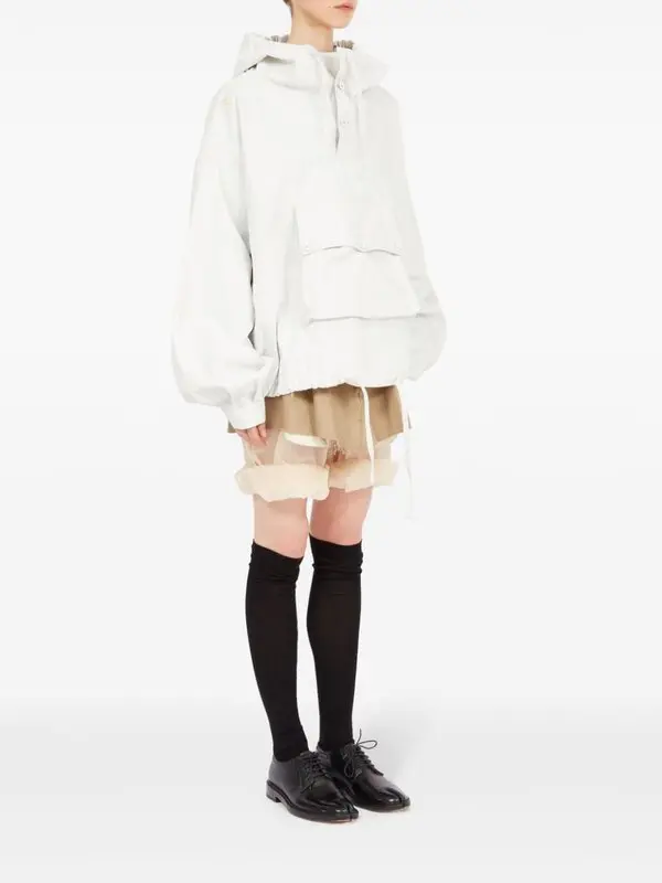 MAISON MARGIELA Slouchy-hood Linen Jacket
