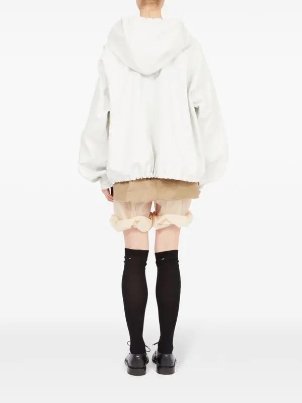 MAISON MARGIELA Slouchy-hood Linen Jacket