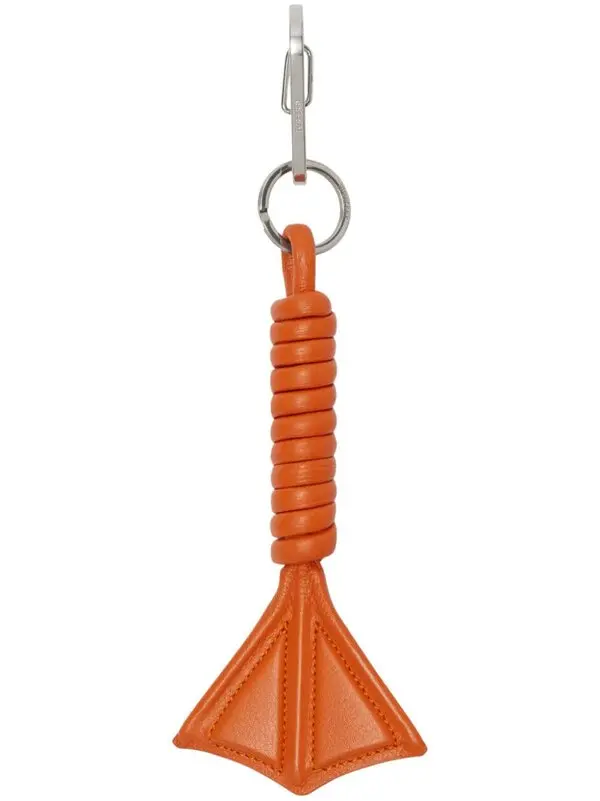 BURBERRY グラフィティ キーホルダー チャーム 鳥 バード Burberry Duck Foot Leather Key Charm - Orange | Editorialist