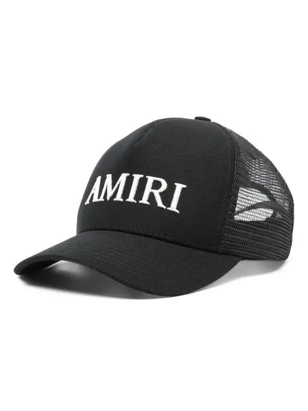 Amiri Logo-embroidered Baseball Cap - Black