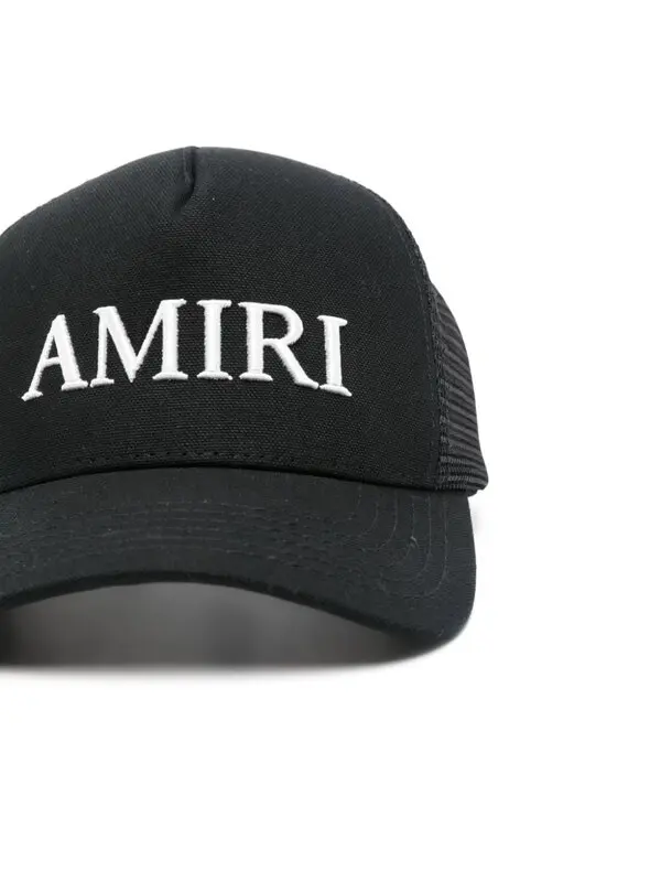 Amiri Logo-embroidered Baseball Cap - Black