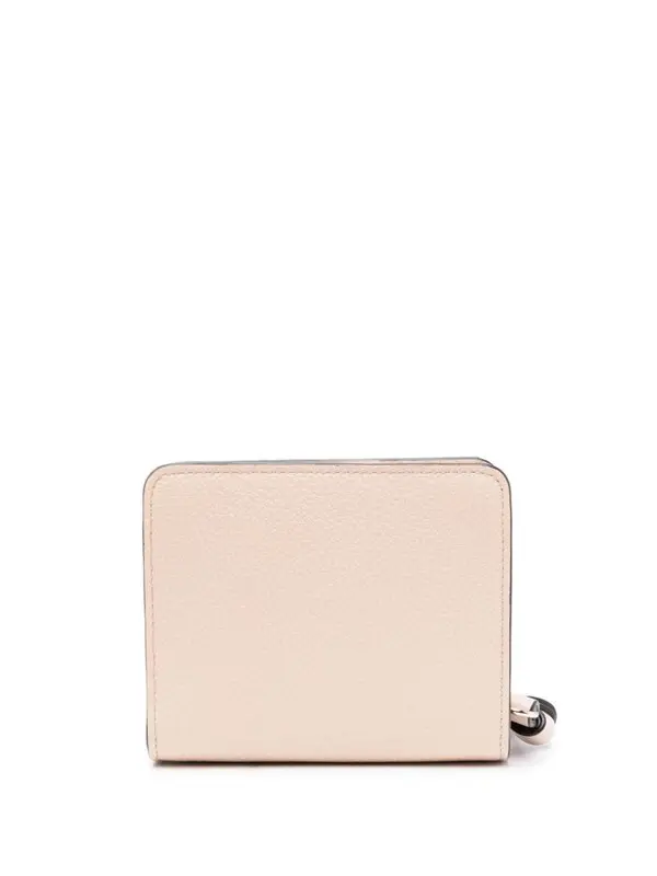Chloé Alphabet Leather Compact Wallet