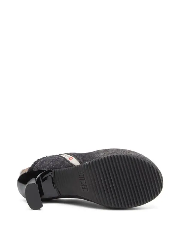 DIESEL® D-woodstock 78mm Denim Mules