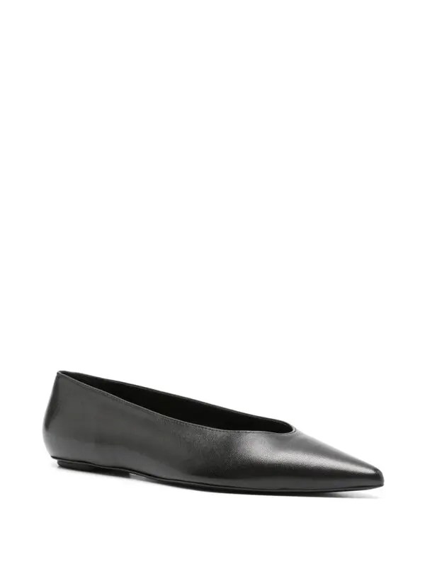 STUART WEITZMAN Pointed-toe Ballerinas