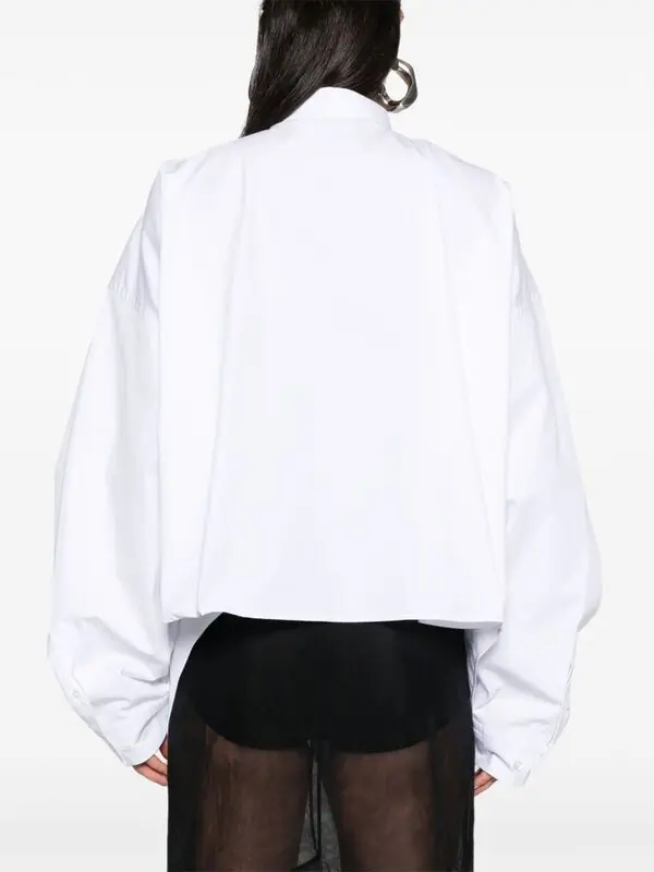 Balenciaga Asymmetric Poplin Shirt