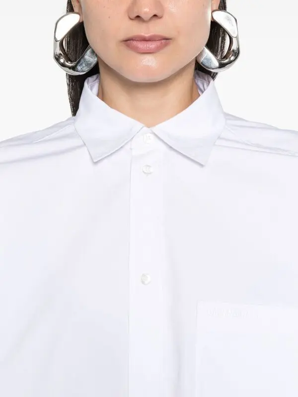 Balenciaga Asymmetric Poplin Shirt