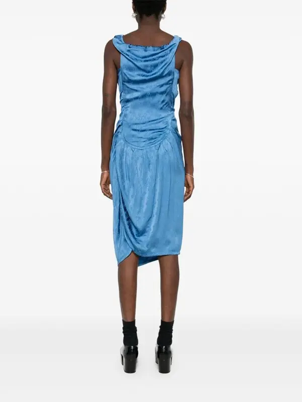 VIVIENNE WESTWOOD Safety-pin Jacquard Midi Dress