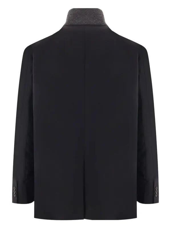 Sacai High-neck Zip-up Blazer