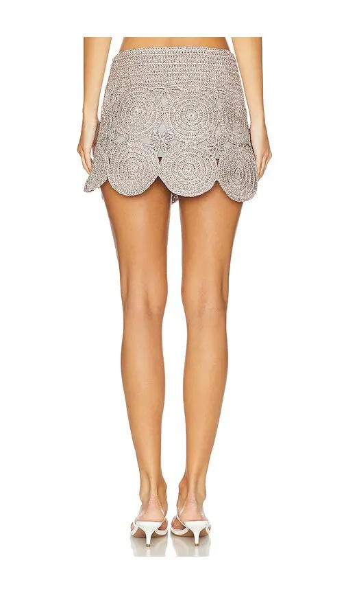 SIMONMILLER Beep Beep Mini Skirt - Satellite Silver