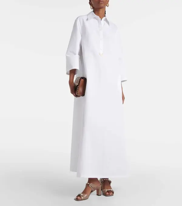 Valentino Garavani Cotton And Linen Kaftan