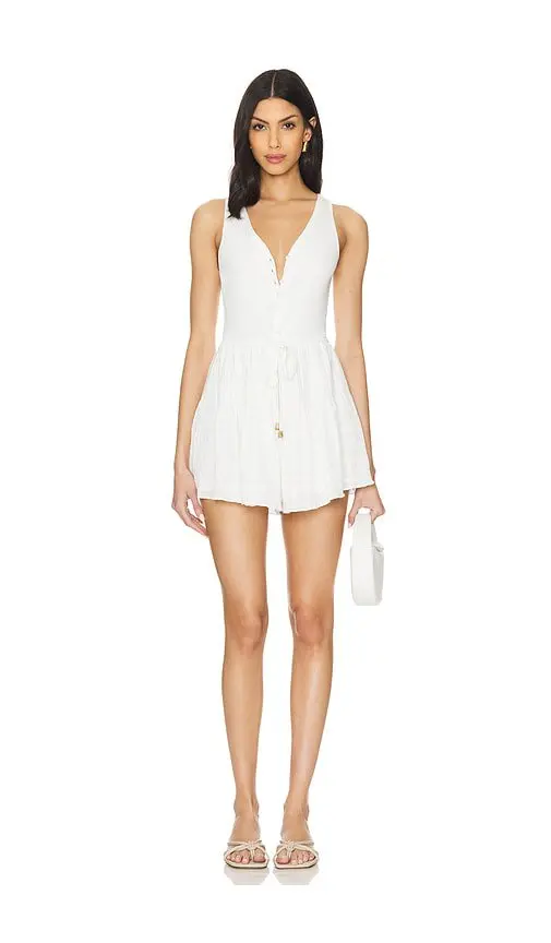 Heartloom Clemen Romper - Eggshell