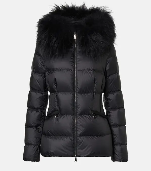 Moncler Boed Shearling-trimmed Down Jacket