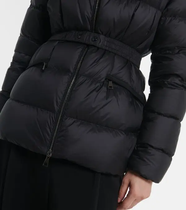 Moncler Boed Shearling-trimmed Down Jacket
