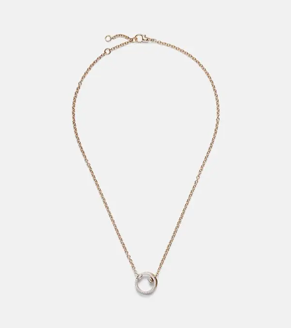 Pomellato Together 18kt Rose Gold Pendant Necklace With Diamonds - Pink