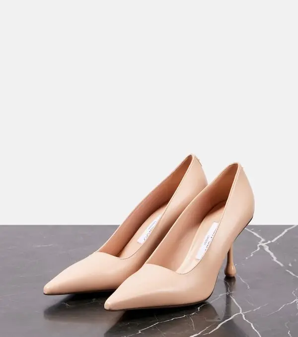 JIMMY CHOO Ixia 80 Leather Pumps