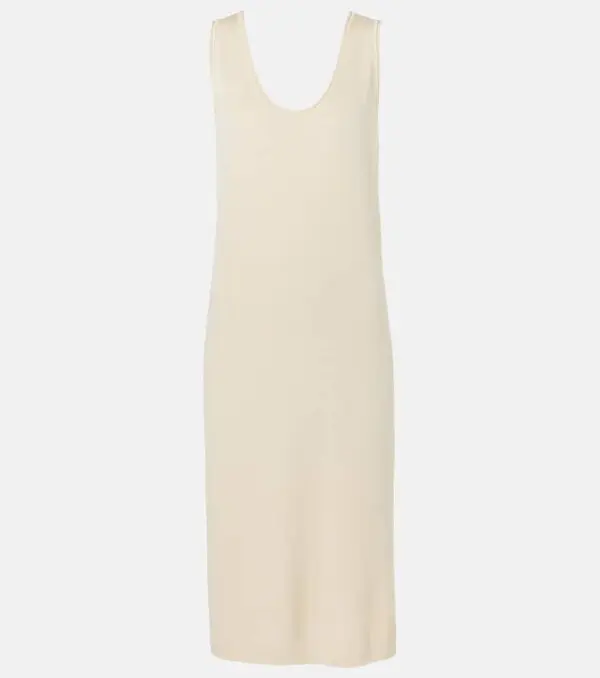 THE ROW Garfield Silk Midi Dress