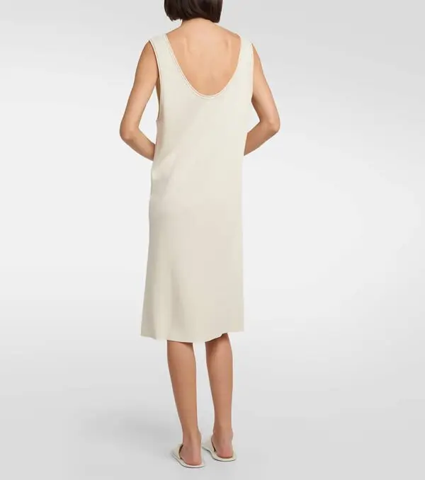 THE ROW Garfield Silk Midi Dress
