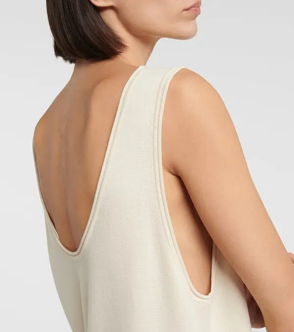 THE ROW Garfield Silk Midi Dress