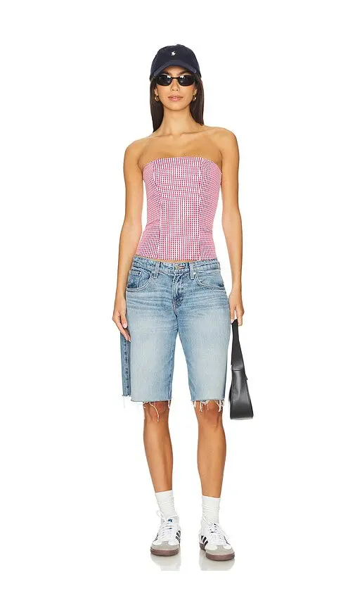 MORE TO COME Tina Corset Top - Red
