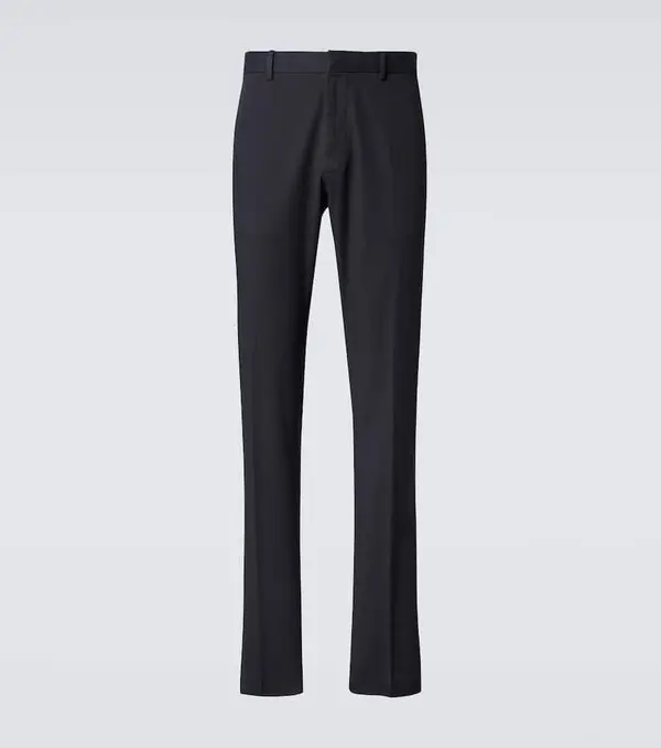 Zegna Cotton-blend Chinos - Blue
