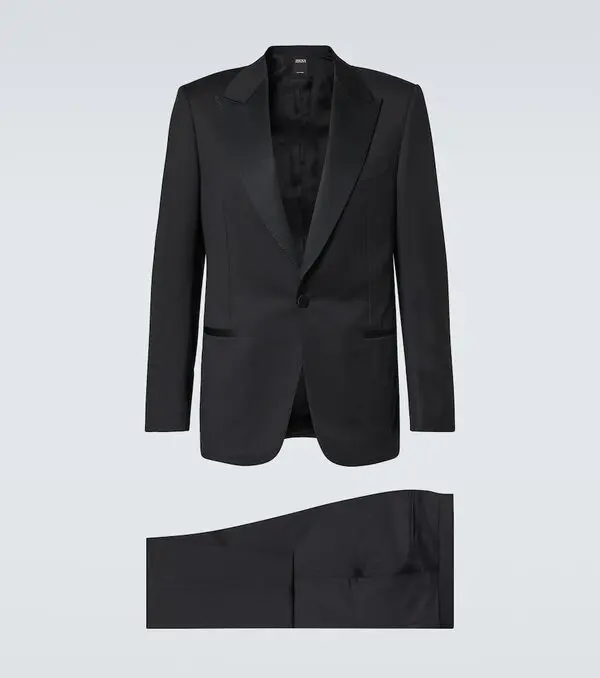 Zegna Multiseason Wool Suit - Black