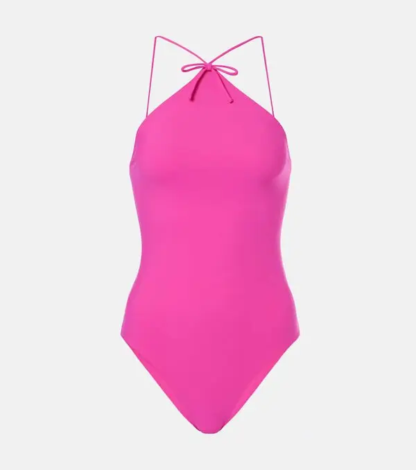 Valentino Garavani Bow-detail One-piece Swimsuit - Pink