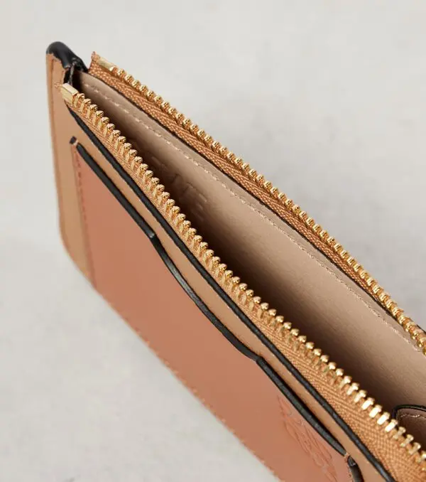 Loewe Leather Card Holder - Brown