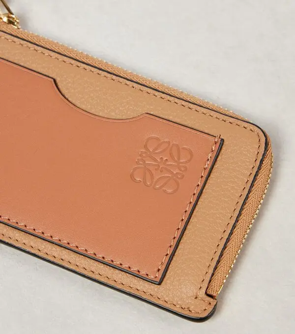 Loewe Leather Card Holder - Brown